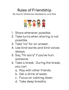 Signe Whitson | Rules of Friendship in Elementary School